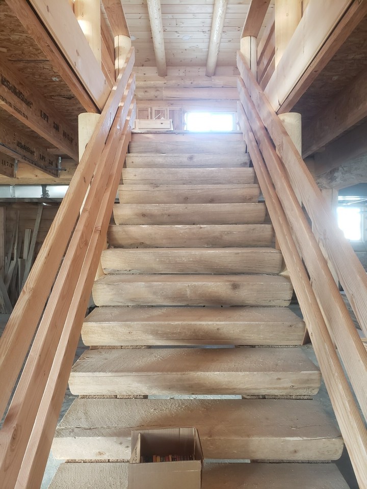 LARGE -5,000 sq.ft LOG CABIN HOME shell kit 12in logs | eBay