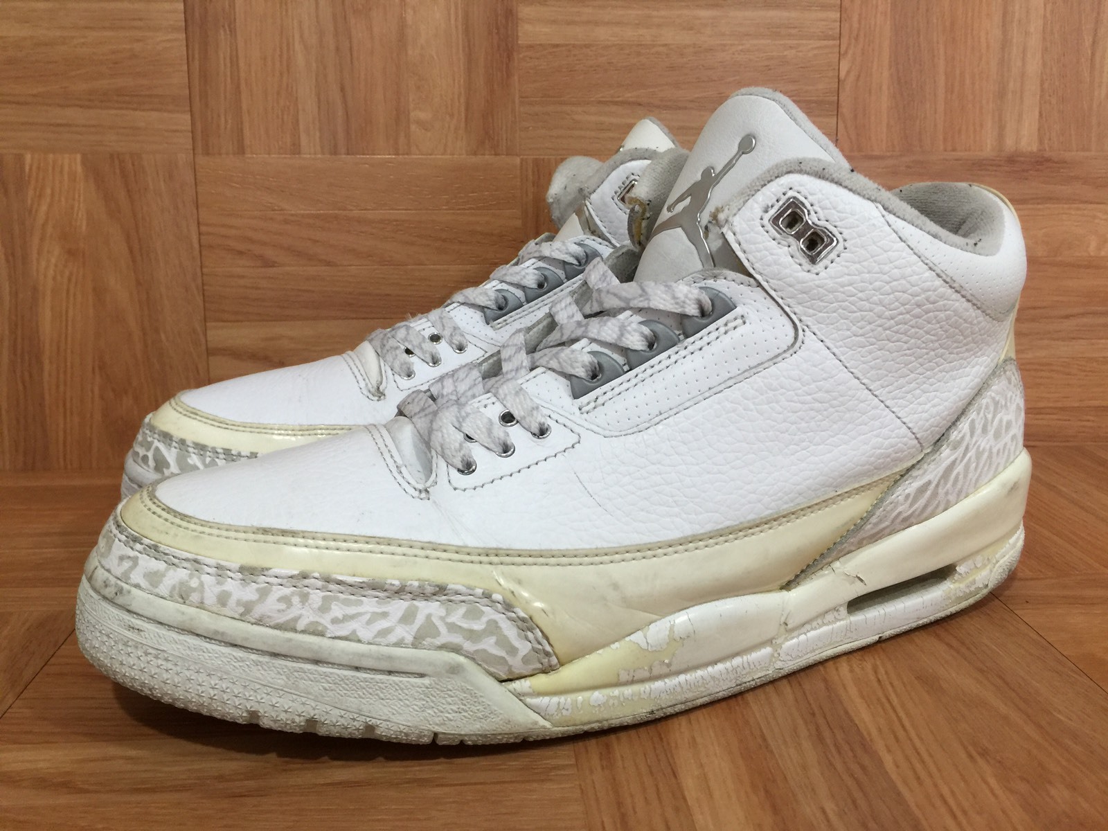 RARE🔥 Nike Air Jordan 3 III Retro 25th Anniversary Met Silver 398613 ...