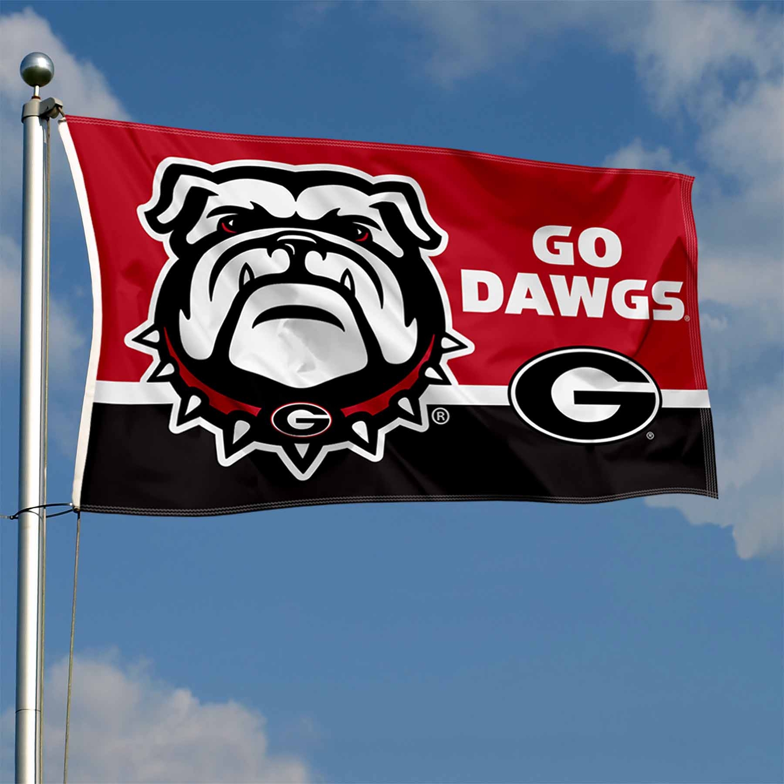 UGA Bulldogs Go Dawgs Flag Large 3x5 | eBay