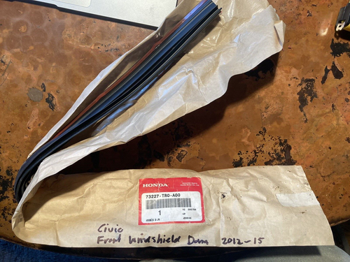 OEM Honda CIVIC 2012 - 2015 Rubber Windshield Dam (C) 73227-TR0-A00 ...