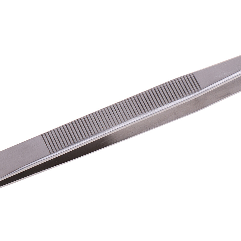 7" 18cm Long Stainless Steel Electronic Pointed Tip Straight Tweezer ...