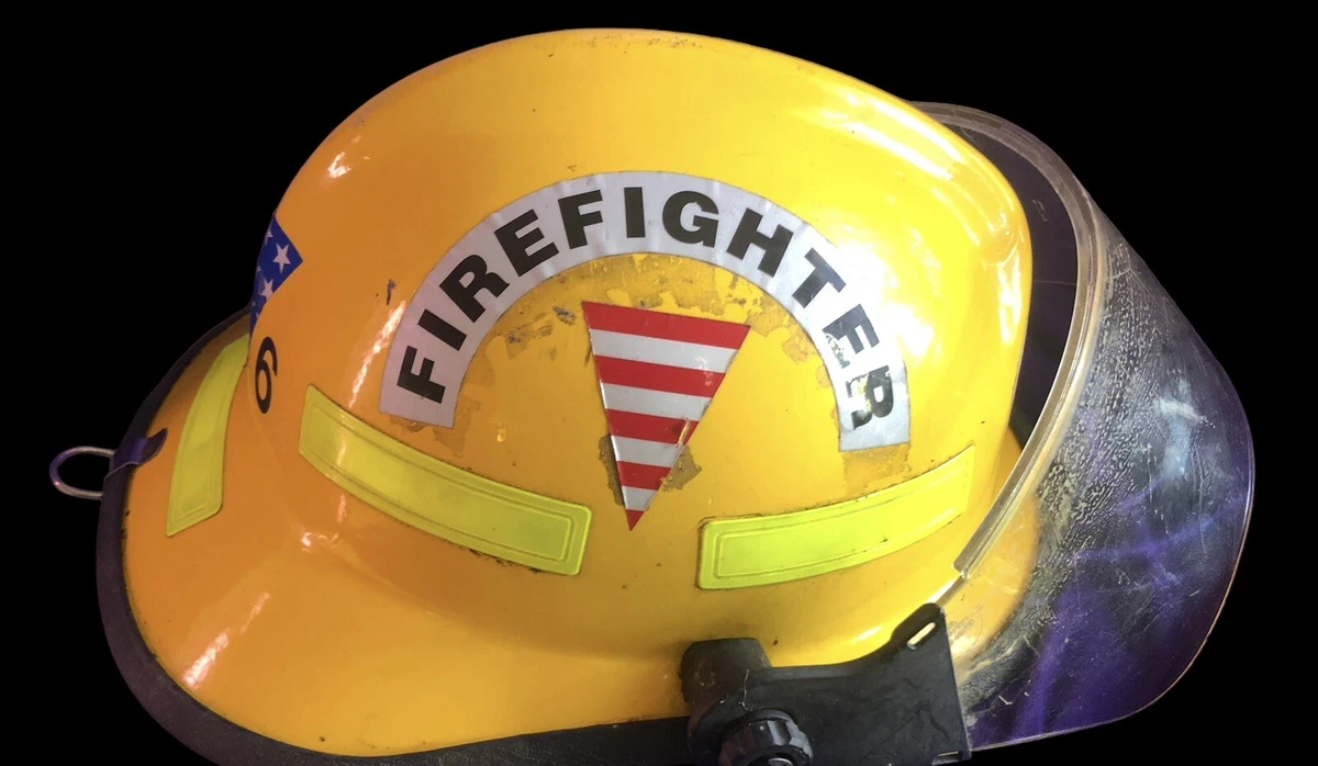 Yellow Firefighter Helmet