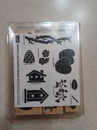 Stampin Up Rubber Stamp Set Definitely Decorative Branch Nature Tree ...