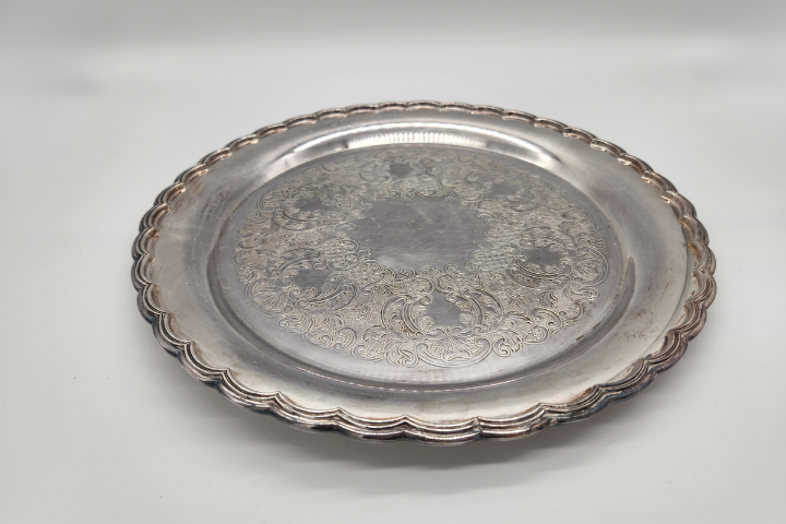 Vintage Silver Plated Tray Primrose Plate B.M Mounts EP Copper 942 | eBay
