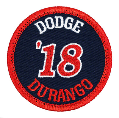 2018 Dodge Durango Embroidered Patch Black/Red Iron-On Sew-On Hat Backpack Bag | eBay