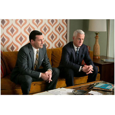 Mad Men Don Draper and Roger Sterling Sitting On Couch 8 x 10 Photo | eBay