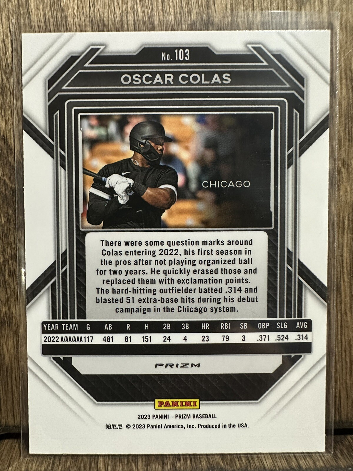 2023 Panini Prizm - Red Ice Prizm #103 Oscar Colas (RC) for sale online ...