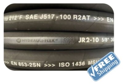** NEW 50 ft R2-10 5/8" SAE 100R2AT SN 2 WIRE HYDRAULIC HOSE FREE ...