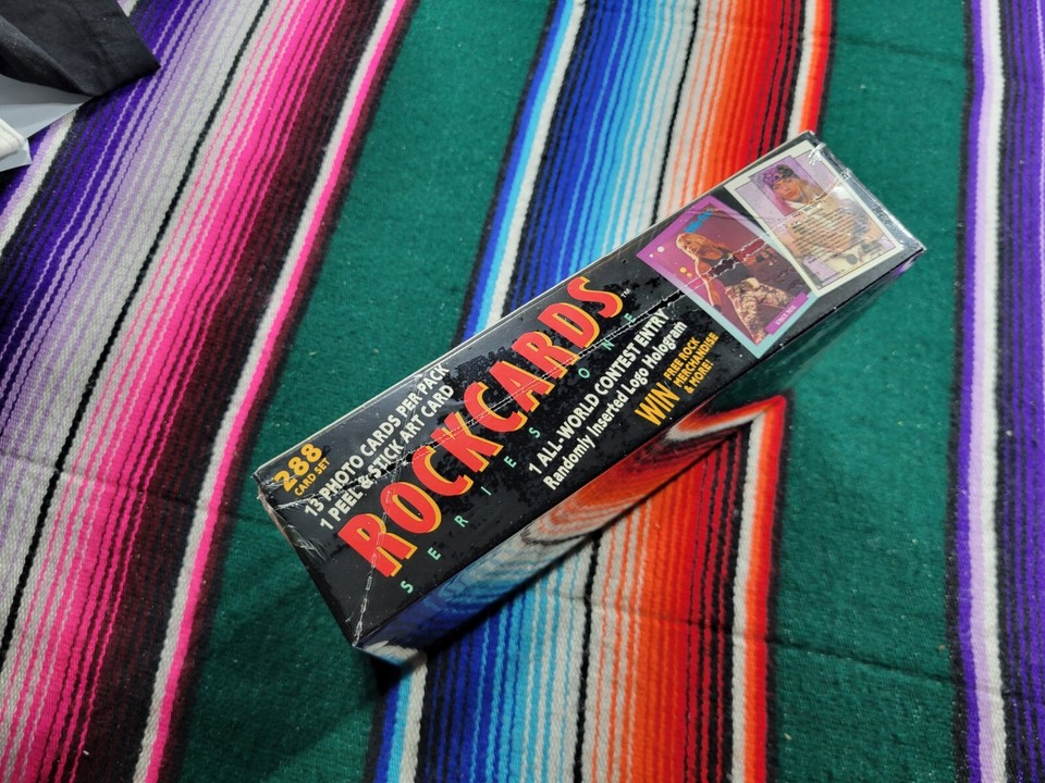 Rock Cards 1991 Music Trading Cards - Factory Sealed Box 288 Cards New ...