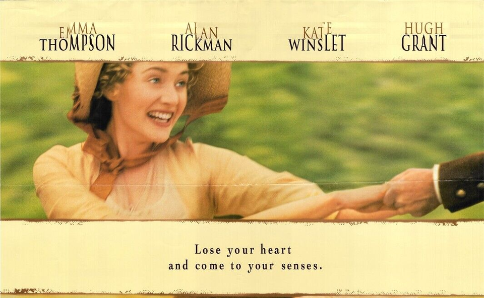 SENSE AND SENSIBILITY 1995 Movie Poster Emma Thompson | eBay