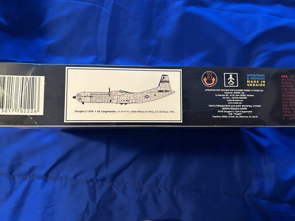 Roden 1/144 C-133A Cargo master Model Kit #333, Factory Sealed | eBay
