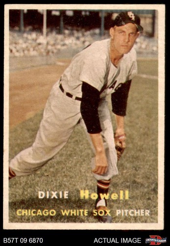 1957 Topps #221 Dixie Howell White Sox 6.5 - EX/MT+ | eBay