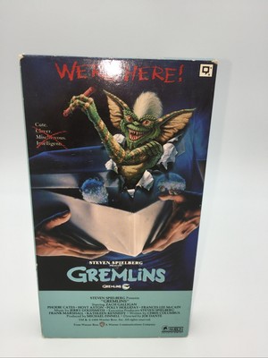 Gremlins 1985 VHS Steven Spielberg Corey Feldman Video Critters ...