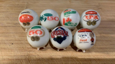 Labatts 50 Beer/biere 1 inch Shooter Size GLASS MARBLES COLLECTION ...