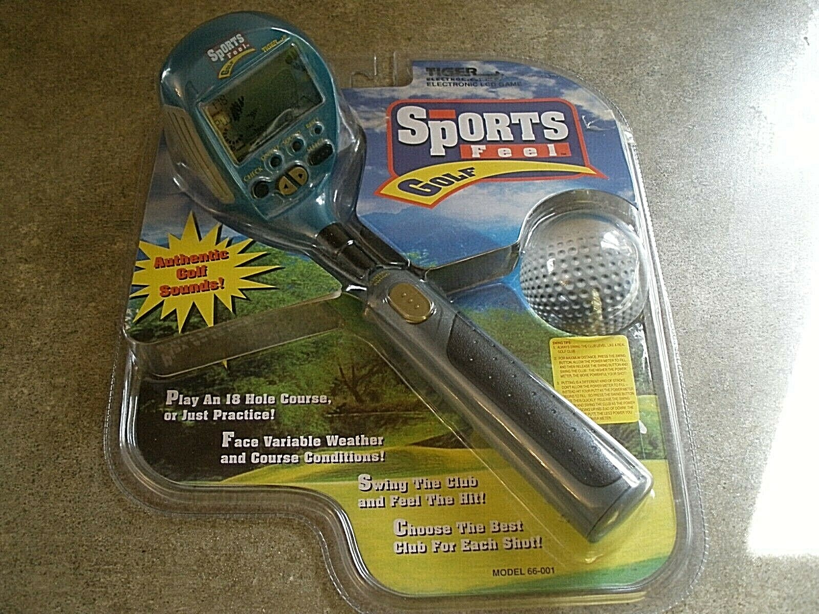 NEW Tiger Sports Feel Golf Electronic LCD handheld Game Sealed | eBay