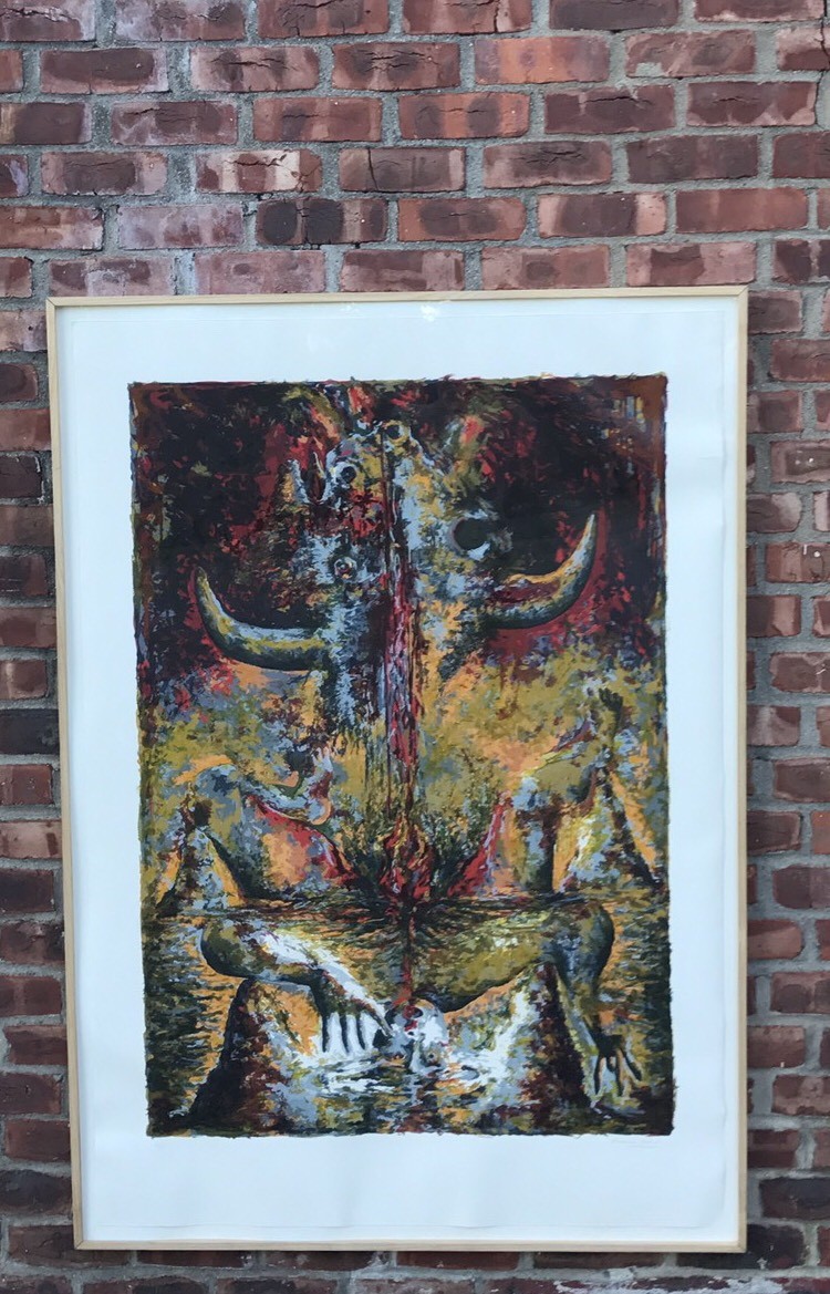 Signed Spanish Contemporary Serigraph By Chema Cobo. Charles Cowles ...