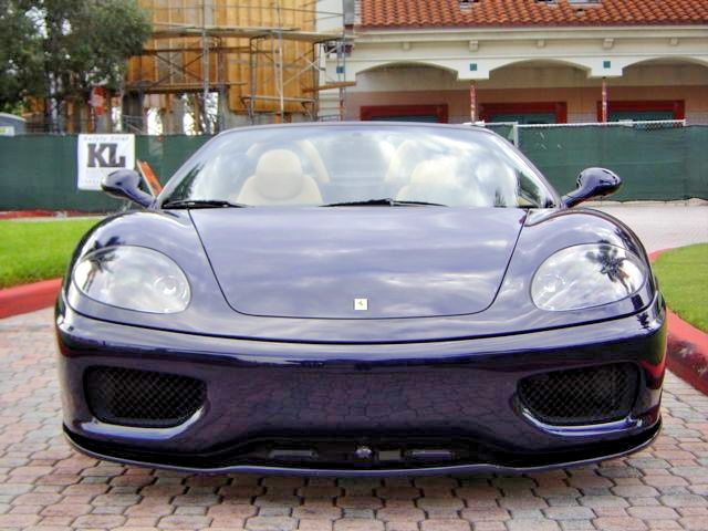 99-05 Ferrari 360 Modena Euro Front Lower Spoiler CF Carbon Fiber Made ...