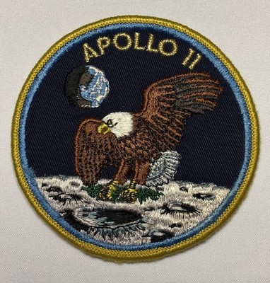 NASA APOLLO 11 MISSION PATCH ~ CLOTH BACK | eBay