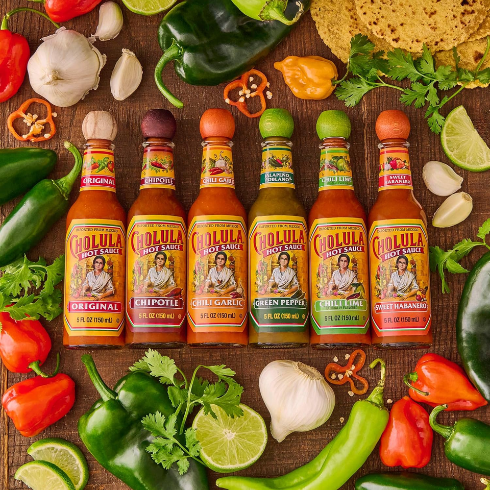 Cholula Hot Sauce Variety Pack, Product of Mexico, Gift Set Includes ...