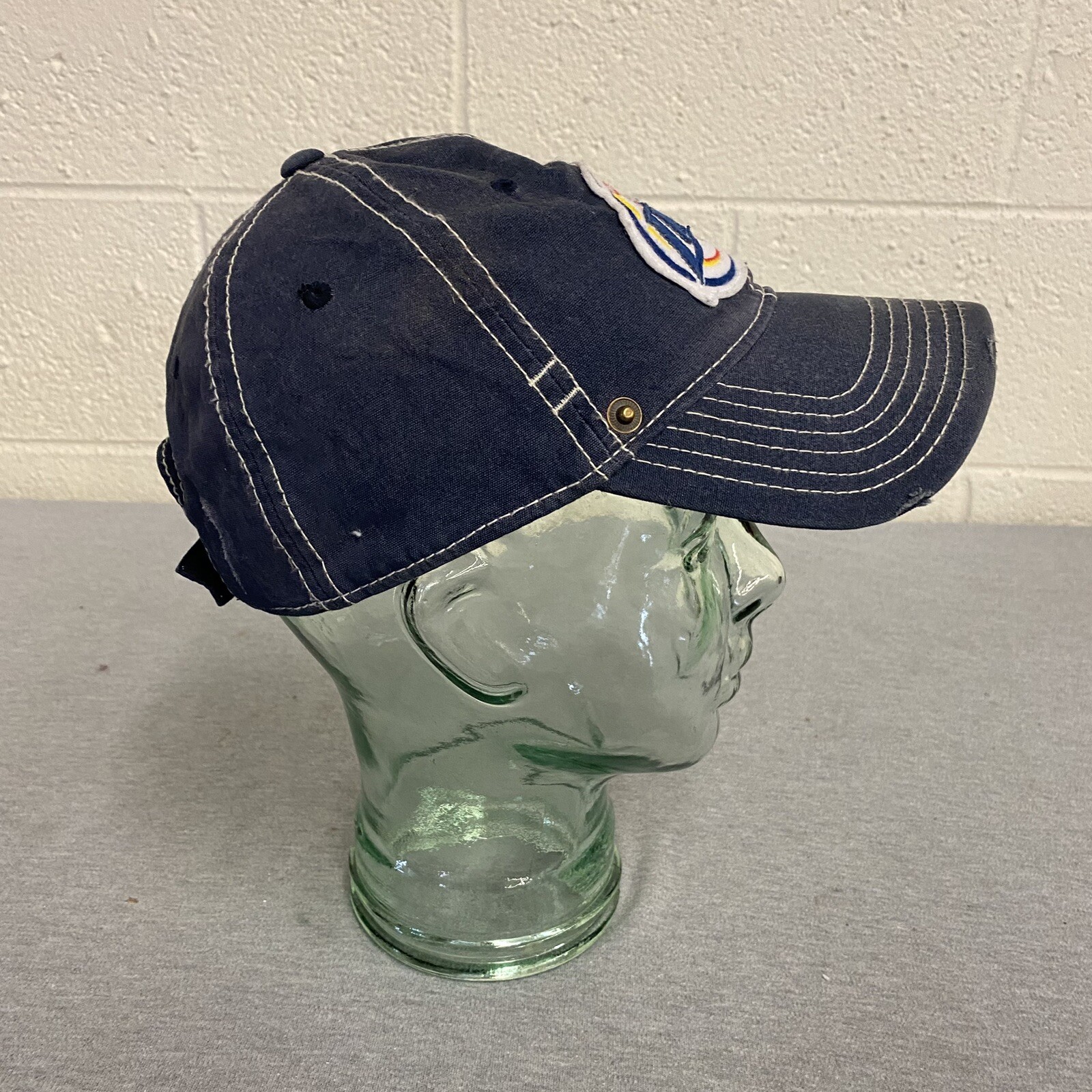Miller Lite Baseball Cap Distressed Logo Patch Hat - Gem