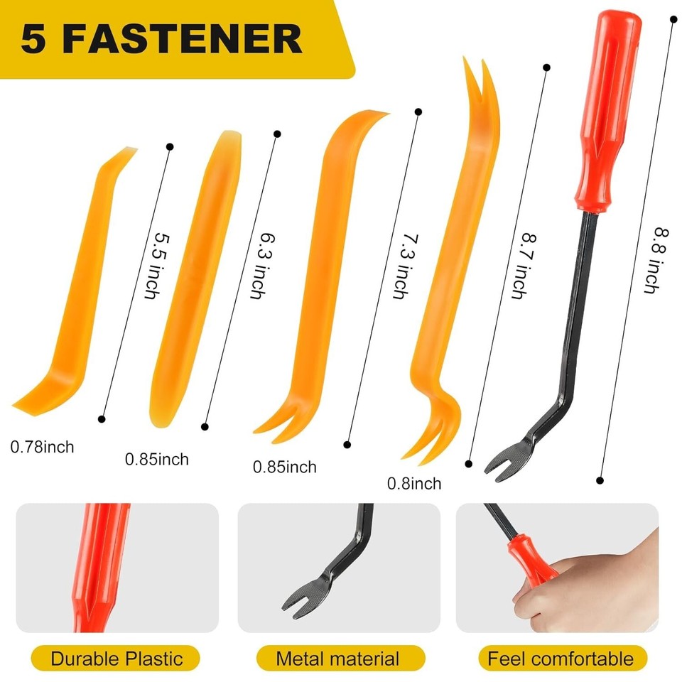 For Toyota Fixing Fastener Kit car Bumper Fender Liner Push Type ...