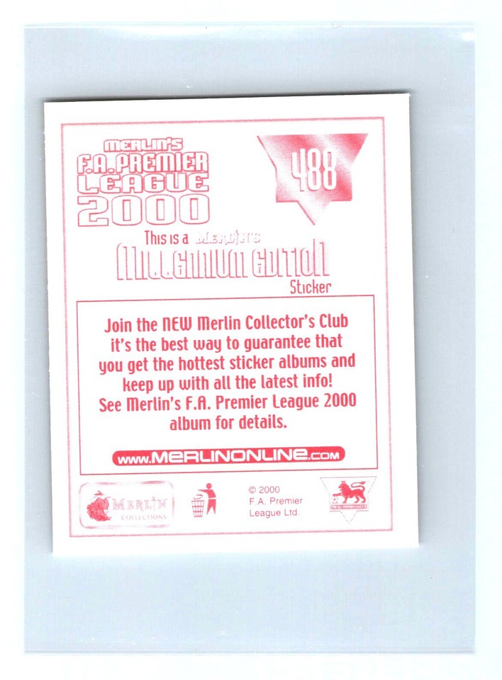 2000 Merlin's F.A. Premier League #488 Michel Ngonge Watford | eBay