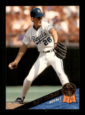 1993 BASEBALL 1993 Leaf Rusty Meacham Kansas City Royals #14 1 | eBay