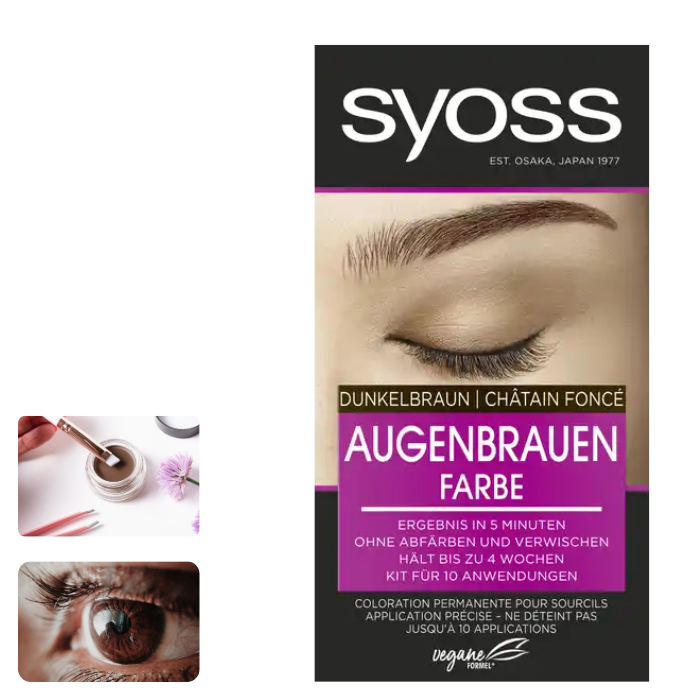 Syoss Augenbrauenfarbe Kit Dunkelbraun 4-1 | eBay.de