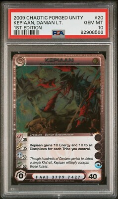 PSA 10 KEPIAAN DANIAN LIEUTENANT - Medium Energy - Max W & S - Rare ...