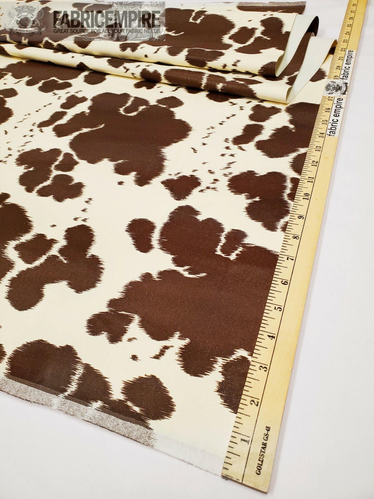 Vinyl Upholstery Embossed Texture Fabric Cow Fake Leather / 54" Sold By ...