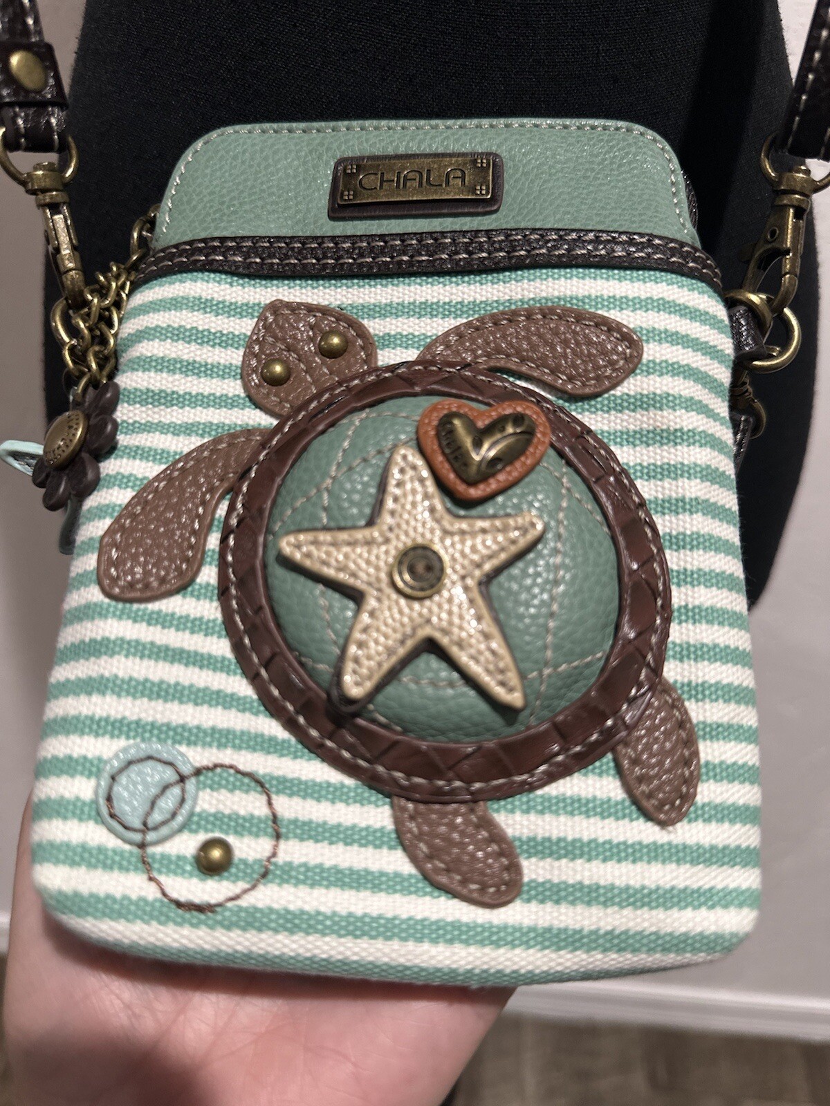 CHALA SEA TURTLE CELL PHONE CROSSBODY PURSE ADJUSTABL… - Gem
