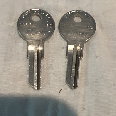 2 New ILCO REPRO BRIGGS HARLEY & INDIAN MOTORCYCLES KEY BLANK 1930-1969 ...
