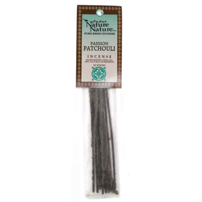 Passion Patchouli Resin Incense Sticks (10 Pack) by Nature Nature NEW ...