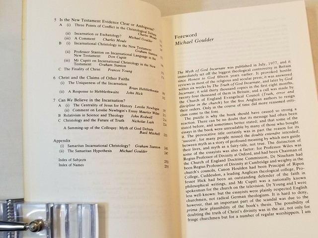 Incarnation and Myth : The Debate Continued by Michael Goulder (1979 ...