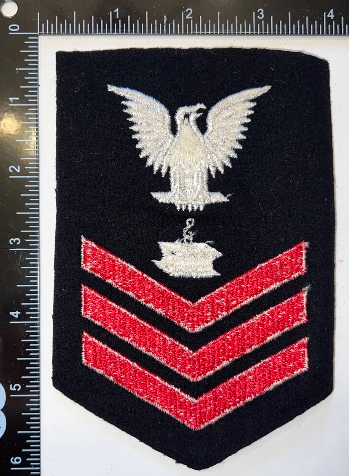 USN US Navy Steelworker Petty Officer 1st Class BLUE Rate Patch | eBay