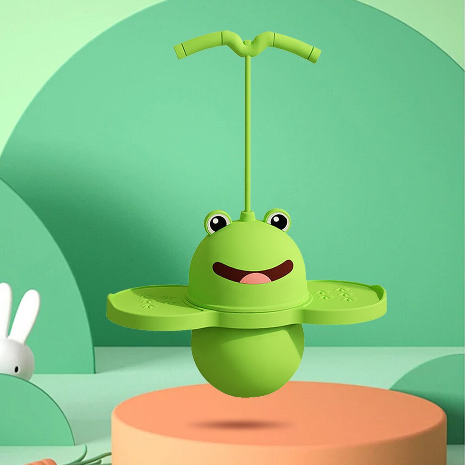 Frog Shape Jumping Ball Pogo Ball with Handle for Kids and Adults ...
