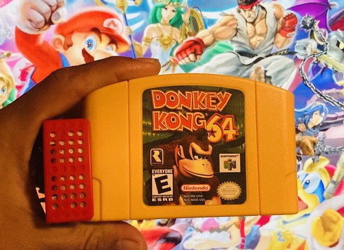 Authentic Nintendo 64 N64 Donkey Kong Game DK64 + Genuine Expansion Pak ...