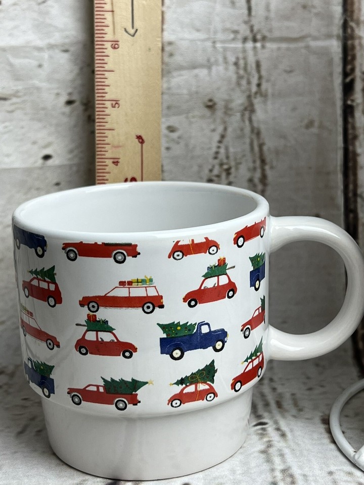 Christmas Tree Cars Trucks Stackable Mugs With Stand Signature ...