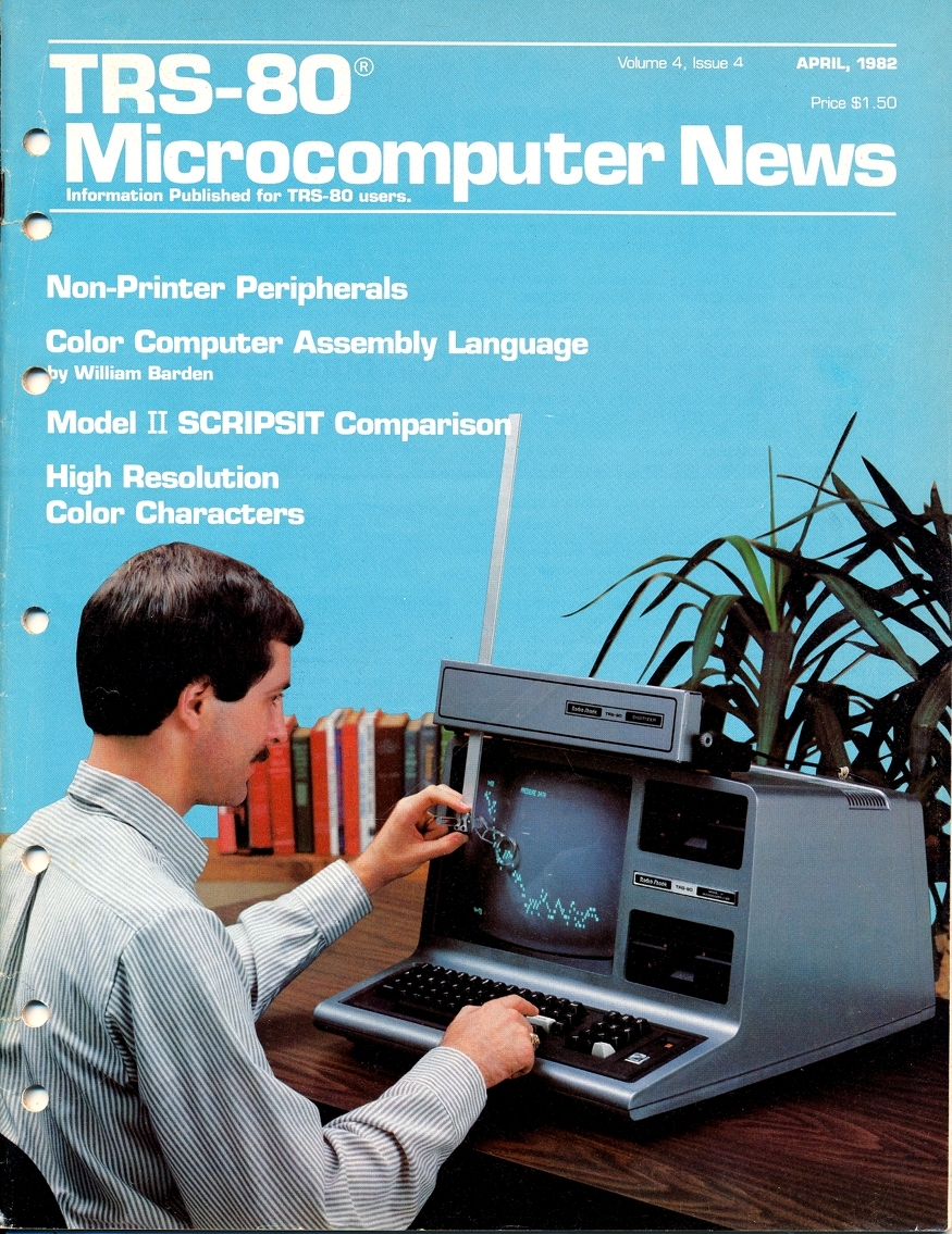 TRS-80 Microcomputer News - April 1982 | eBay