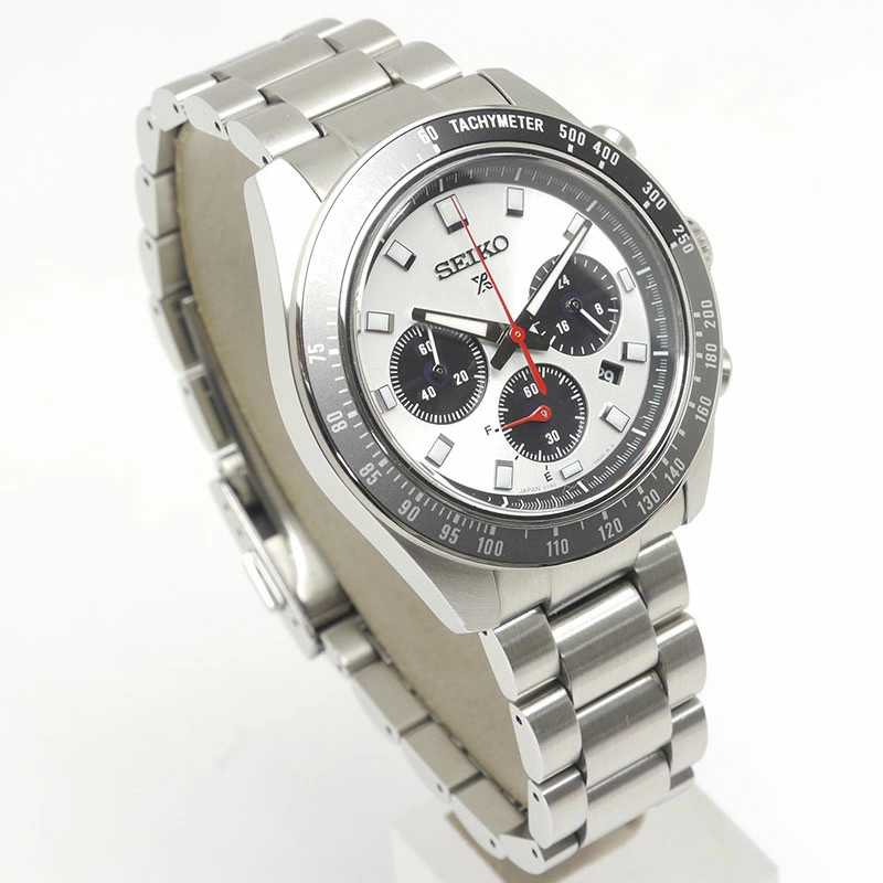 Seiko Prospex Speed Timer Sbdl095 Solar Silver Dial | eBay
