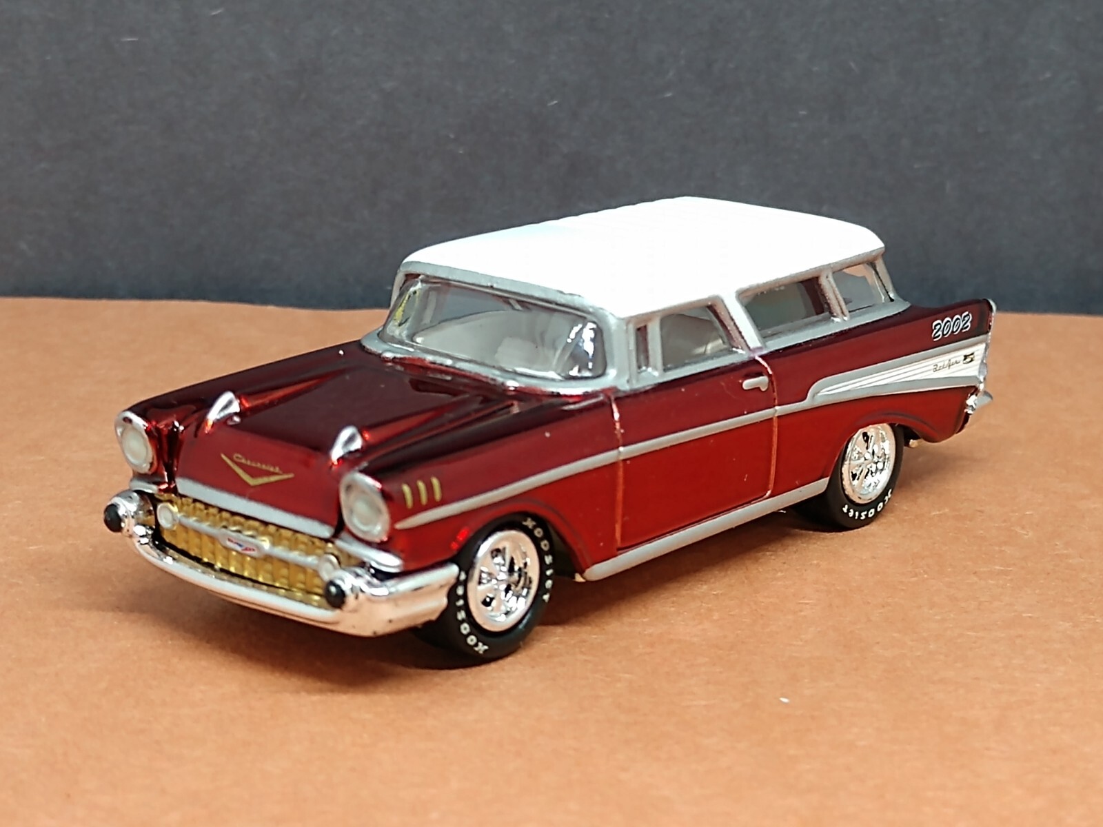 VINTAGE 1957 57 CHEVY NOMAD 1/64 LIMITED EDITION COLLECTIBLE CHERRY RED ...