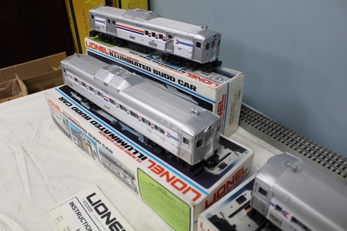 LIONEL Amtrak RDC 4 Passenger Budd Cars 6-8868/8869/8870/8871 - O Gauge ...