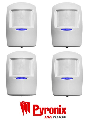 PACK of 4 Pyronix MEQ Blue Wired PIR Detector for Wired Burglar Alarm ...