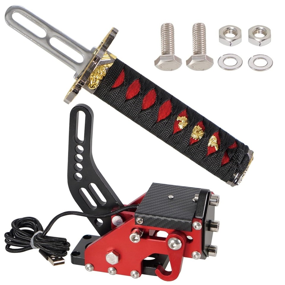 64 Bit USB Katana Handbrake Samurai Sword PC Handbrake For G25/27/29 ...