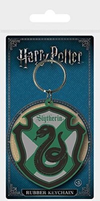 HARRY POTTER SLYTHERIN CREST KEY CHAIN - OFFICIALLY LICENSED KEYRING ...
