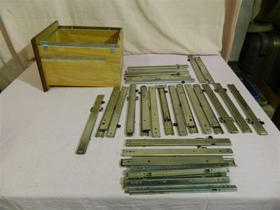 Lot of 16 Accuride Drawer Guides 16" to 33" and 16" to 24" with 16 ...