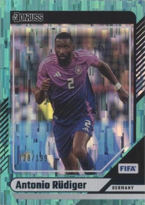 2024-25 Panini Donruss Fifa - Antonio Rudiger #145 Teal /199 for sale ...