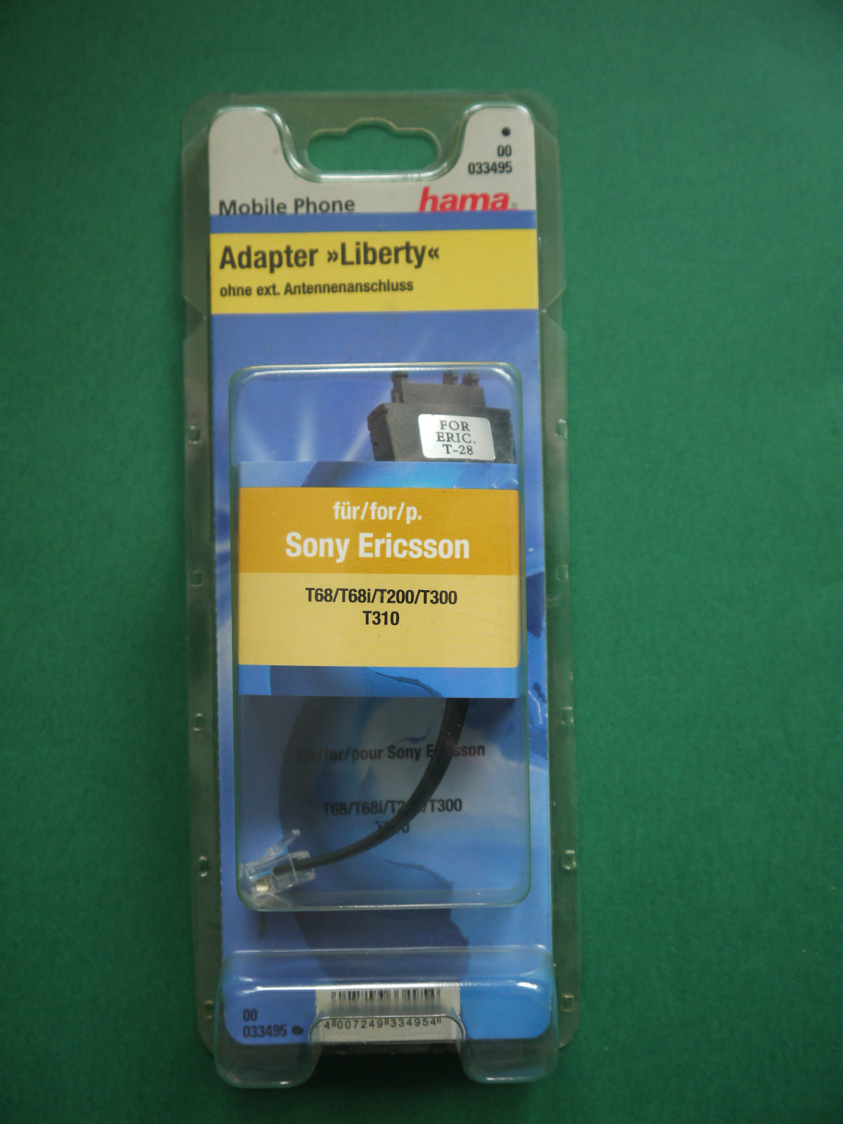 hama Adapter Liberty Sony Ericsson T68 T68i T200 T300 T310 ...