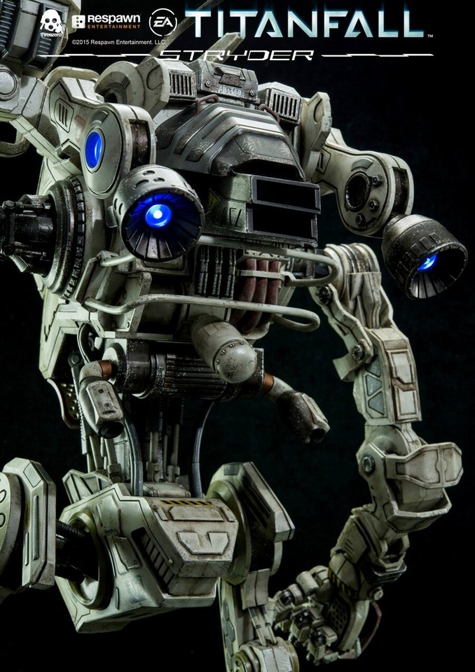 ThreeZero 3A Titanfall Stryder Figure Collectibles 1/12 Scale With ...