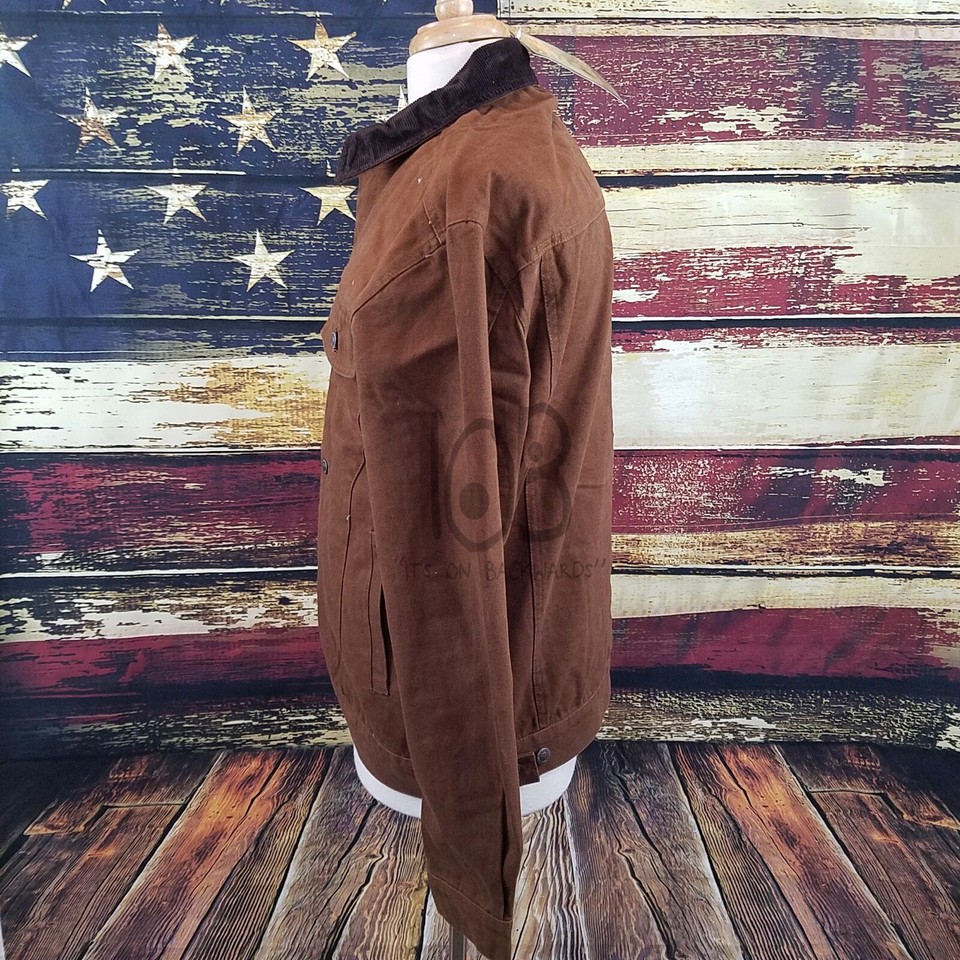 Wyoming Traders Mens Chisum Snap Up Conceal Carry Canvas Ranch Wear ...